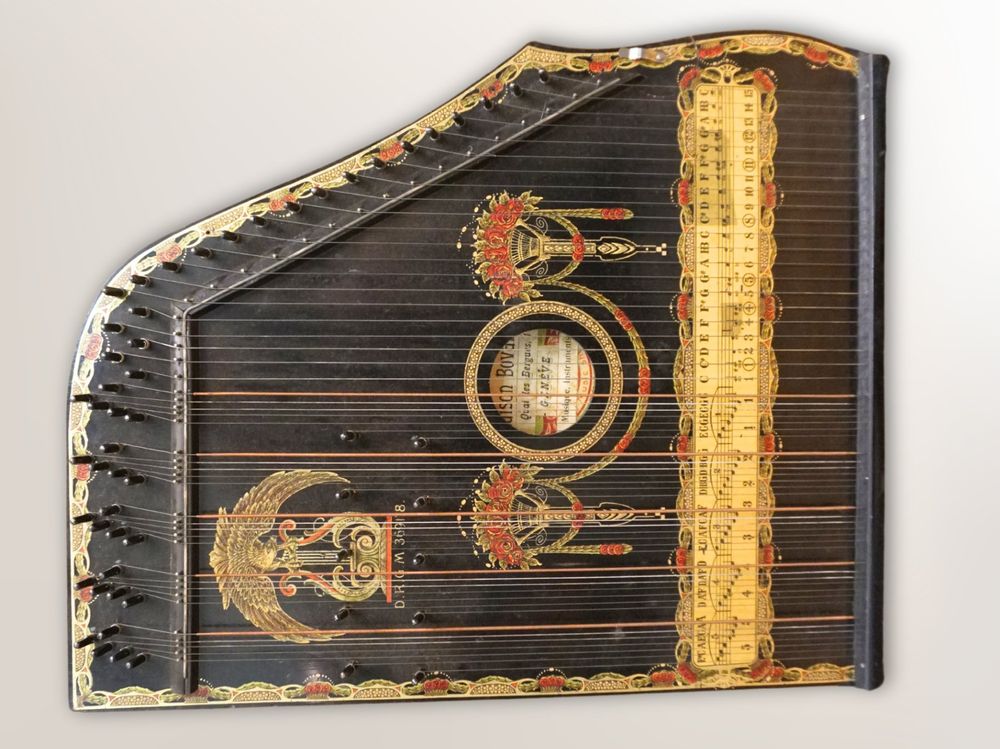 Cithare antique - Maison Bovard, Genève | Kaufen auf Ricardo