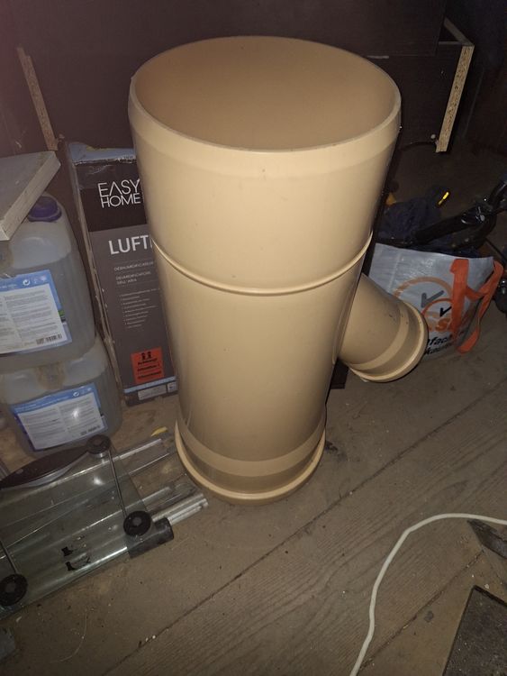 PP HM PVC Kanalisationsrohr 2x Ystück und ein 30grad bogen (Gebraucht ...