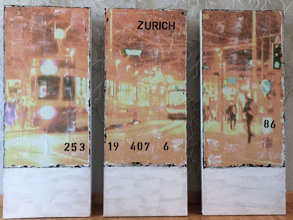 Triptychon v. Marion Duschletta NP 2'500 | Kaufen auf Ricardo