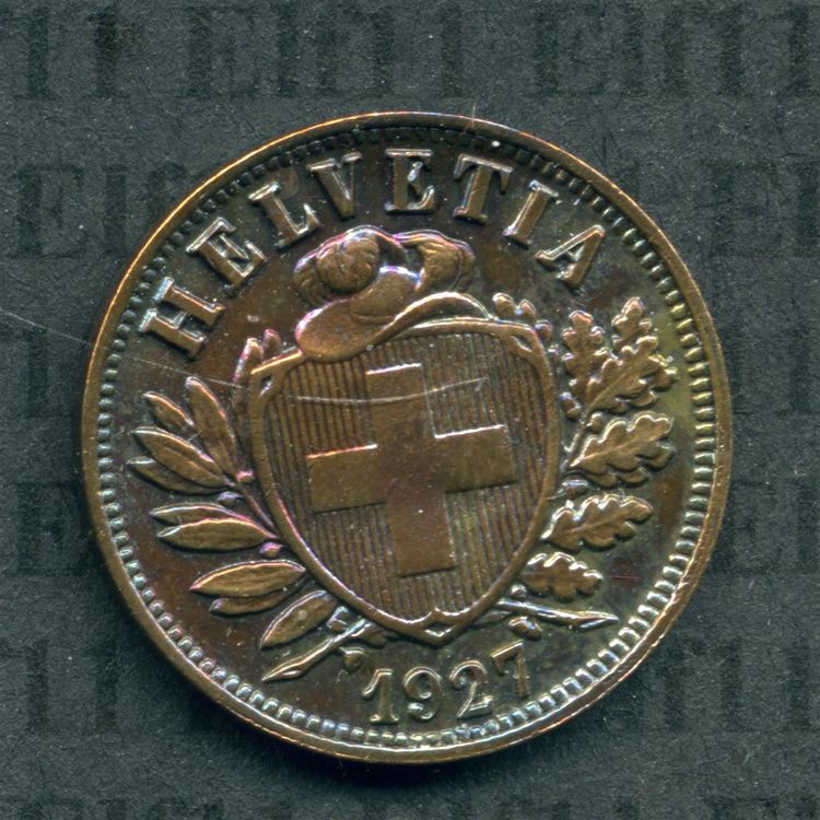 CHF___0.02 1927 stgl 2 Rappen (Neu (gemäss Beschreibung)) in Widnau für CHF 110 – mit Lieferung ...