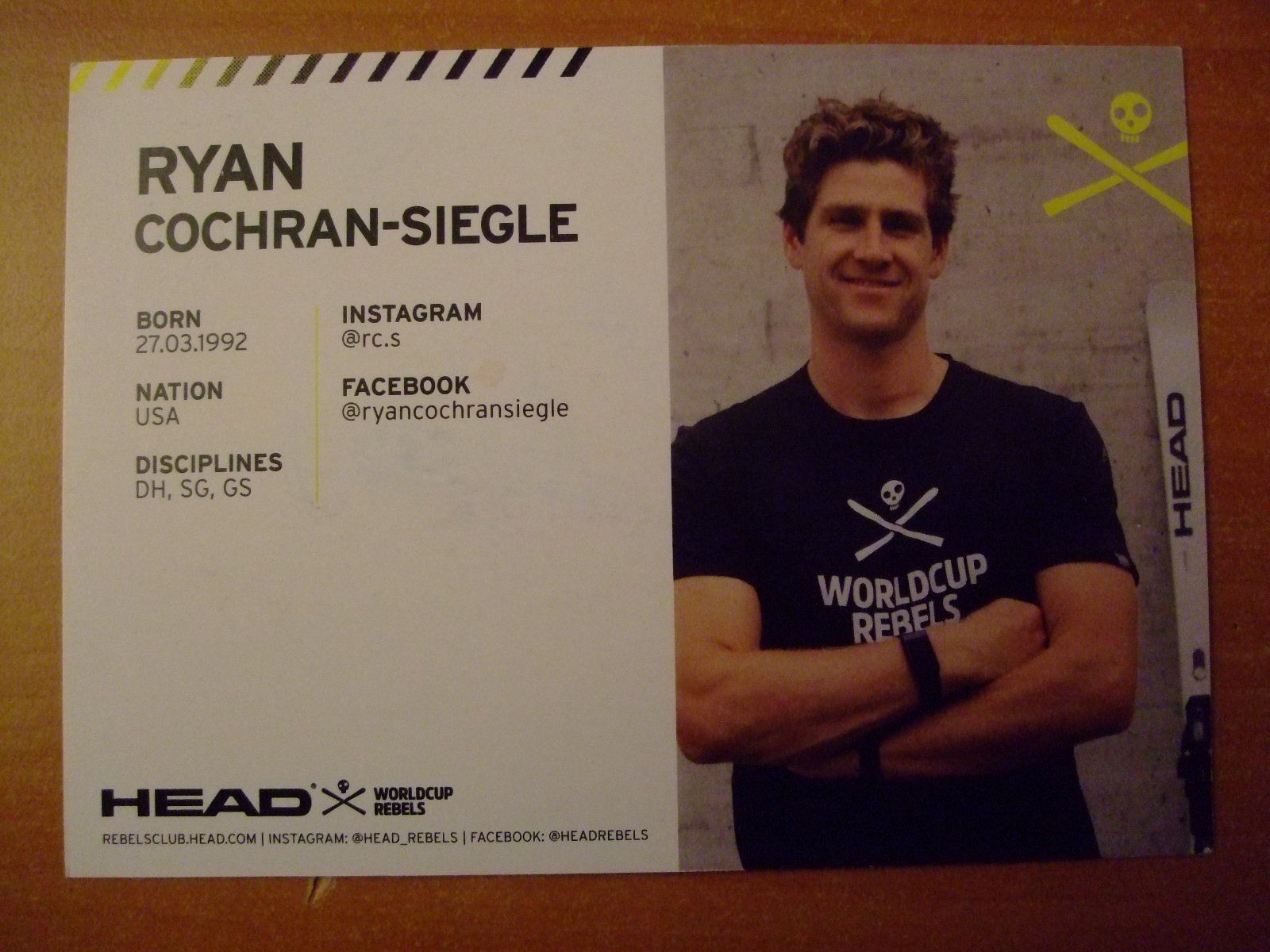 RYAN COCHRAN-SIEGLE (USA) HANDSIGNIERT TOP AK (Gebraucht) in Schachen b ...