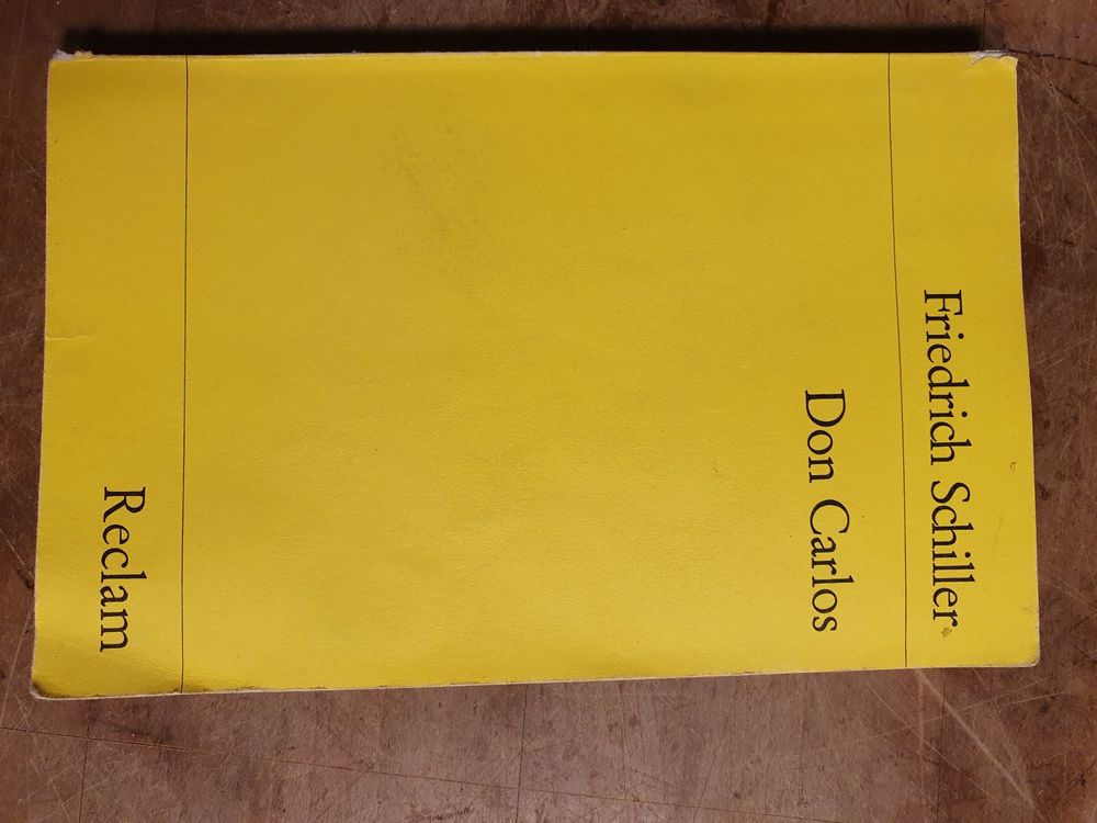 Don Carlos – Friedrich Schiller (Gebraucht) in Zürich für CHF 2 – nur ...