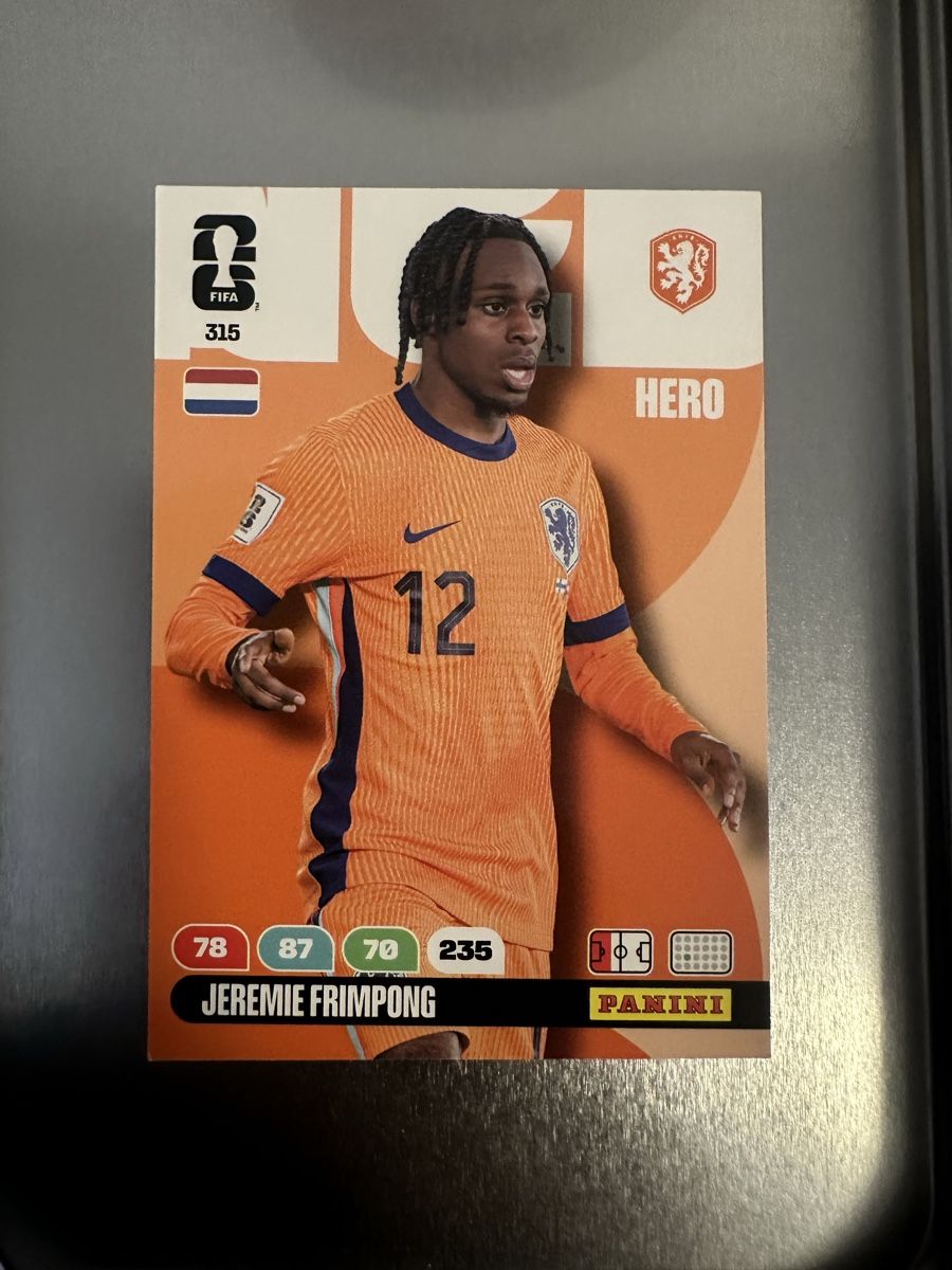 Panini FIFA WM 2026 Jeremie Frimpong Hero Karte! Top! (Neu (gemäss ...