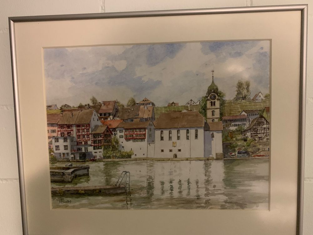 Aquarell Orig. Eglisau (Gebraucht) in Kloten für CHF 80 – nur Abholung auf Ricardo kaufen