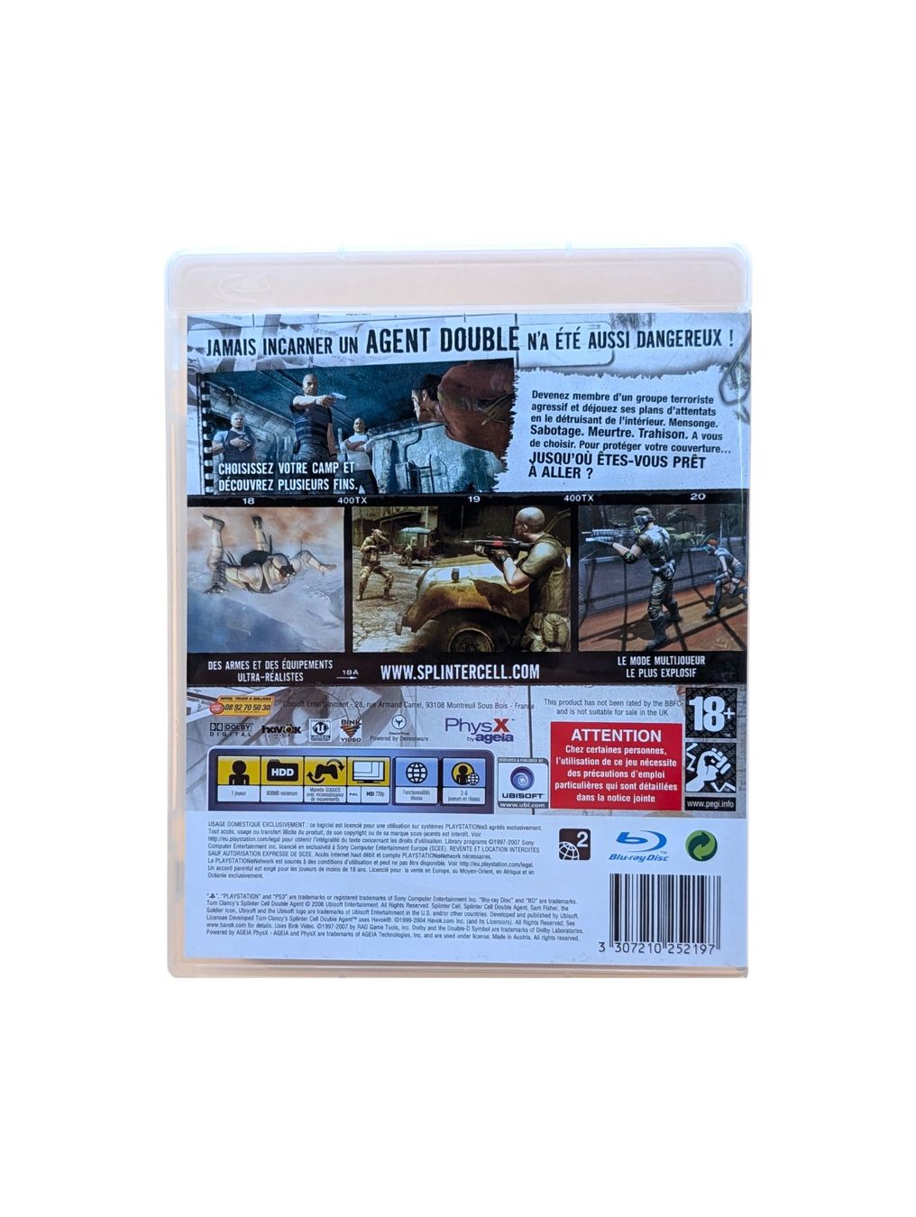 Tom Clancys Splinter Cell Double Agent PlayStation 3 (PS3) (Gebraucht ...