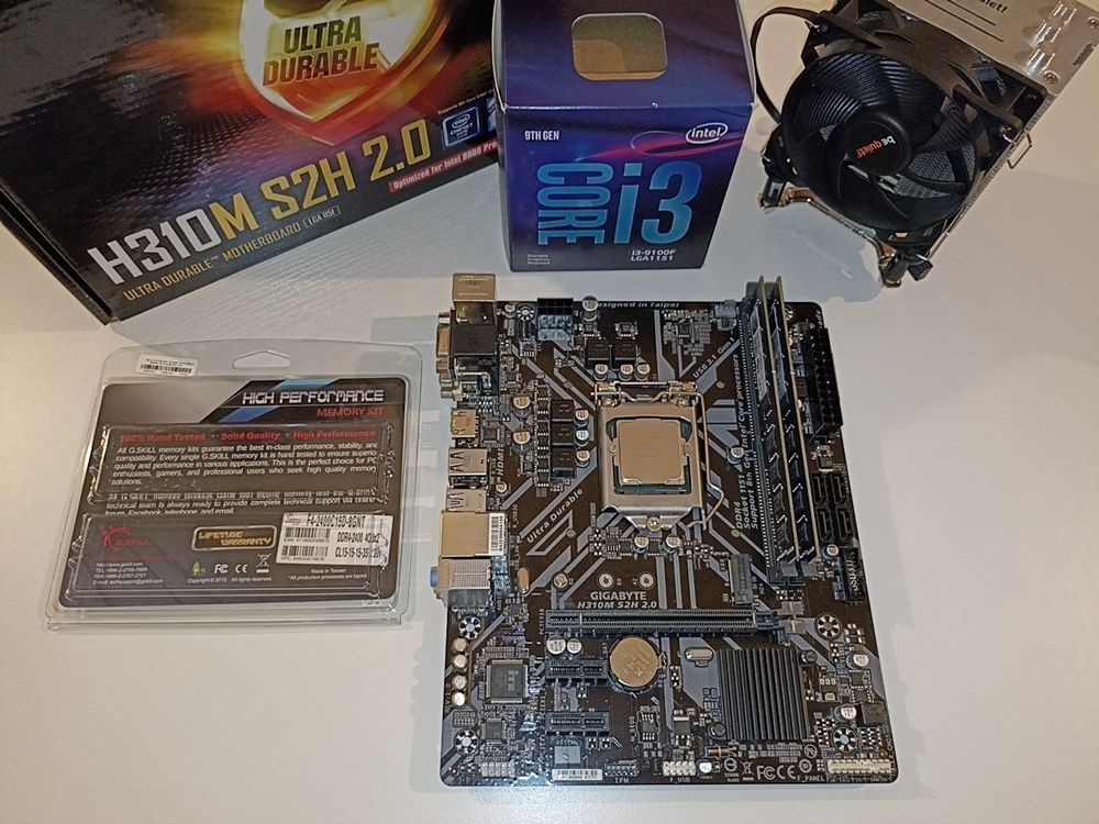 i3-9100F + RAM 8Go + carte mère + ventirad (Gebraucht) in Attalens für CHF 85 – mit Lieferung ...