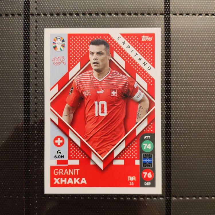 Granit XHAKA SUI Topps Euro 2024 Lidl Match attax all stars (Neu ...