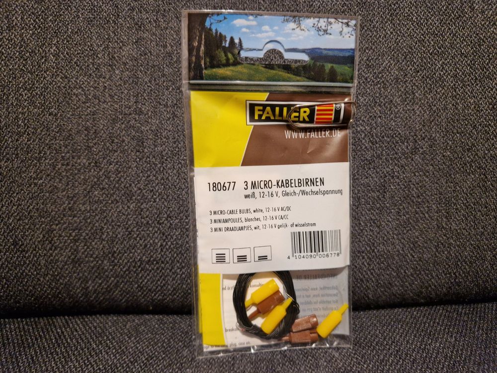 Faller 180677, 3 Micro-Kabelbirnen, weiß , Spur H0 | Kaufen auf Ricardo