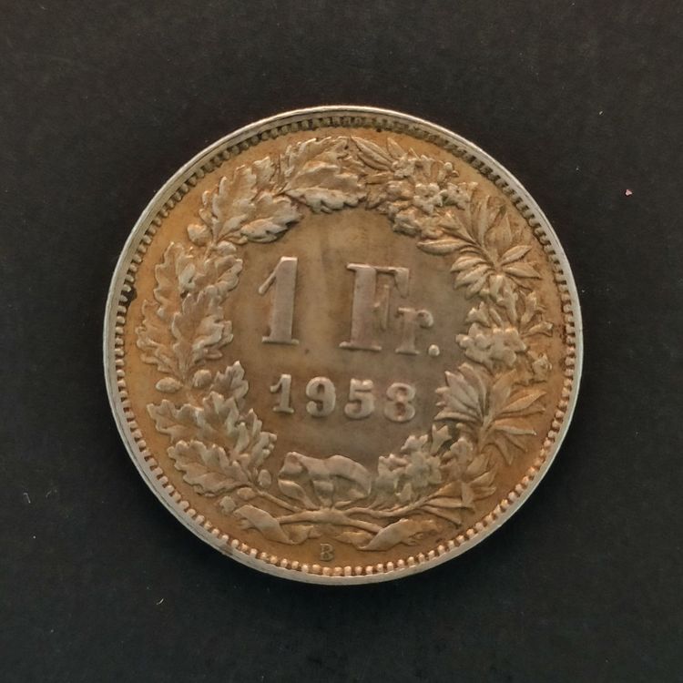 1 Franken Silbermünze 1958 | Kaufen auf Ricardo