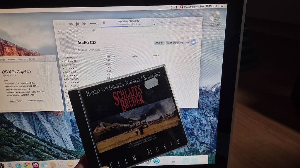 Apple iMac 20 SSD 500G + SuperDrive (Gebraucht) in Winterthur für CHF ...