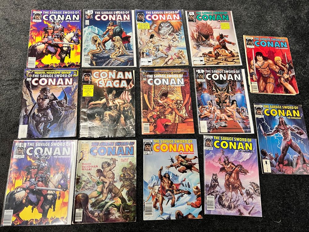 COMICS - CONAN the Barbarian - Lot of 14 comics (Gebraucht) in ...