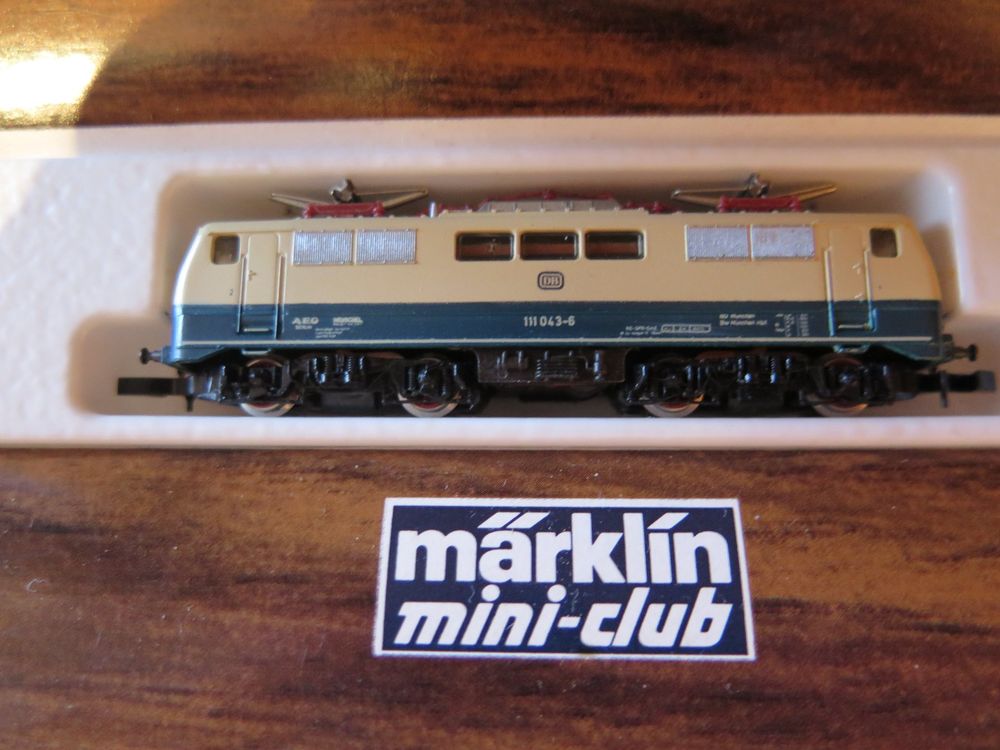 Märklin miniclub Schnellzuglokomotive BR 111 DB Spur Z 8842 (Gebraucht ...