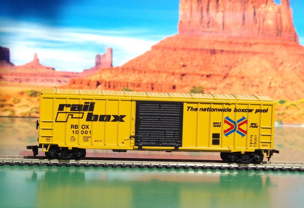 Athearn H0 Boxcar 50' «Railbox» (USA), für Stückguttransport | Kaufen ...