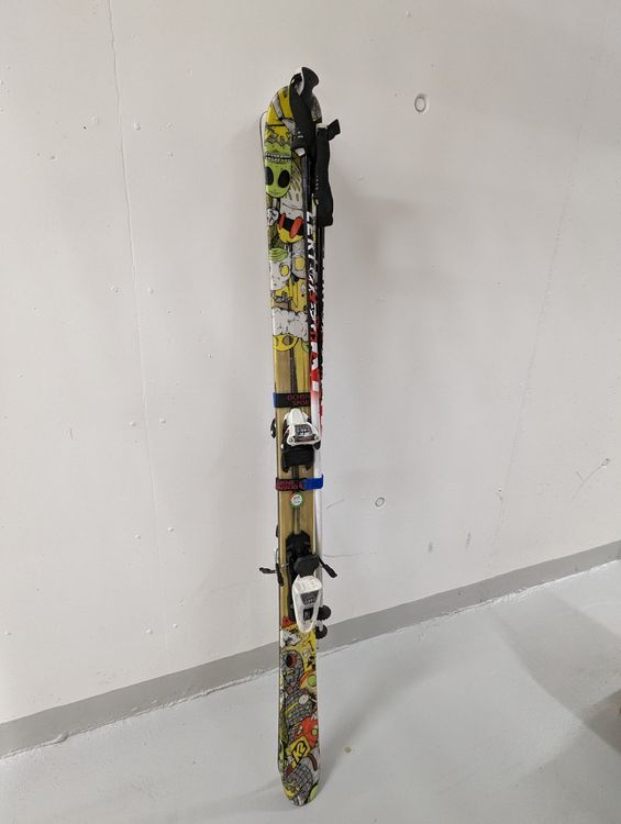 Freestyle Ski K2 PRESS JIB ROCKER 159cm inkl. Stöcke (Gebraucht) in ...