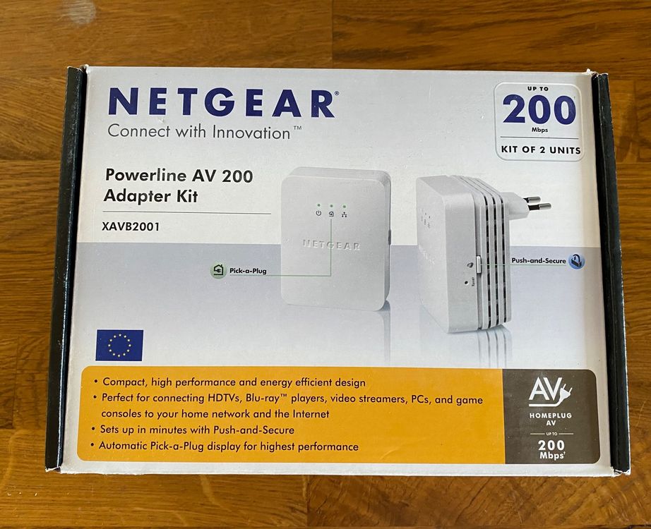 NETGEAR POWERLINE AV 200 ADAPTER KIT (Gebraucht) in Sarmenstorf für CHF ...