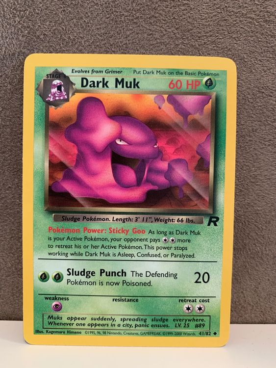 Pokemon Dark Muk Team Rocket ENG 41/82 (Gebraucht) in Fislisbach für ...