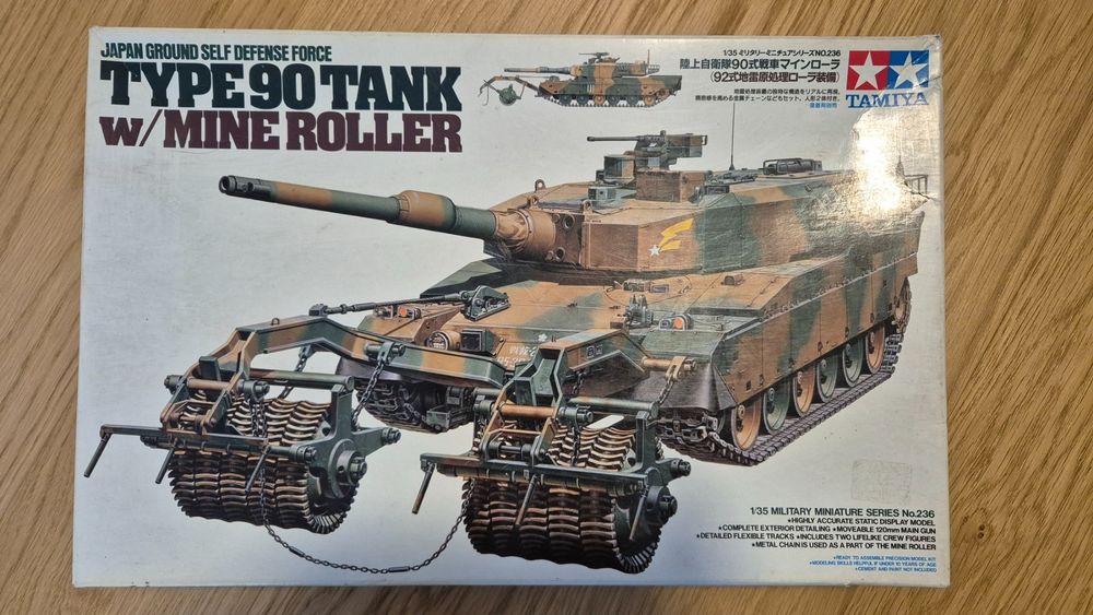 Tamiya Type 90 Tank w/ Mine Roller - 1:35 | Kaufen auf Ricardo