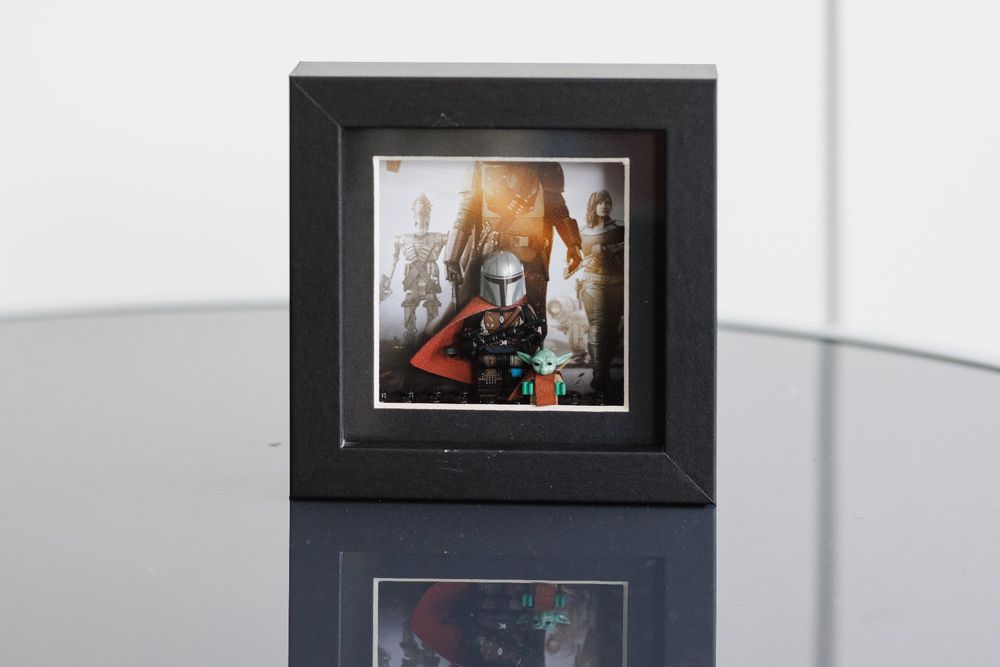 Custom made Lego Star Wars frame Mandalorian (Neu (gemäss Beschreibung ...