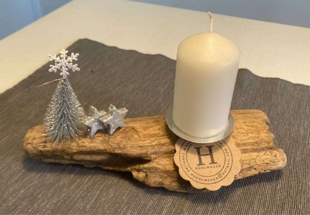 Weihnachtsdeko Schwemmholz Kerzenständer Baum Sterne (Neu (gemäss Beschreibung)) in Arbon für ...