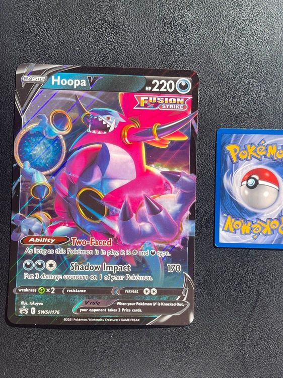 Hoopa V SWSH176 [Jumbo] Pokémon Black Star Promo (Neu (gemäss ...