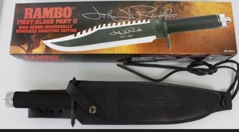 (KOPIE) JOHN RAMBO 2 / Messer 41 cm 1 Stück ! Der Renner! (Neu und originalverpackt) in Seon für ...