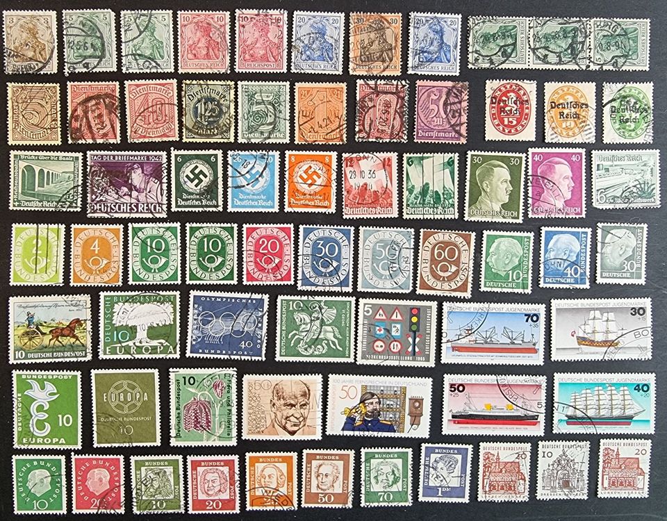 DEUTSCHES REICH GERMANIA DIENST HITLER BRD SAMMLUNG GEBR. | Kaufen auf Ricardo