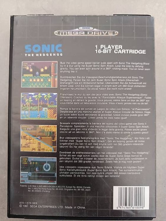 Sonic 1 Megadrive | Kaufen auf Ricardo