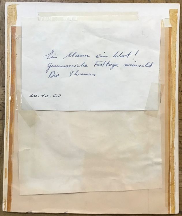 Thomas MISLIN (1936) Gouache Gemälde | Kaufen auf Ricardo