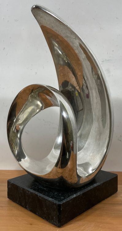 Moderne Versilberte Bronze Skulptur unleserlich Signiert (Gebraucht) in Root für CHF 285 – mit ...