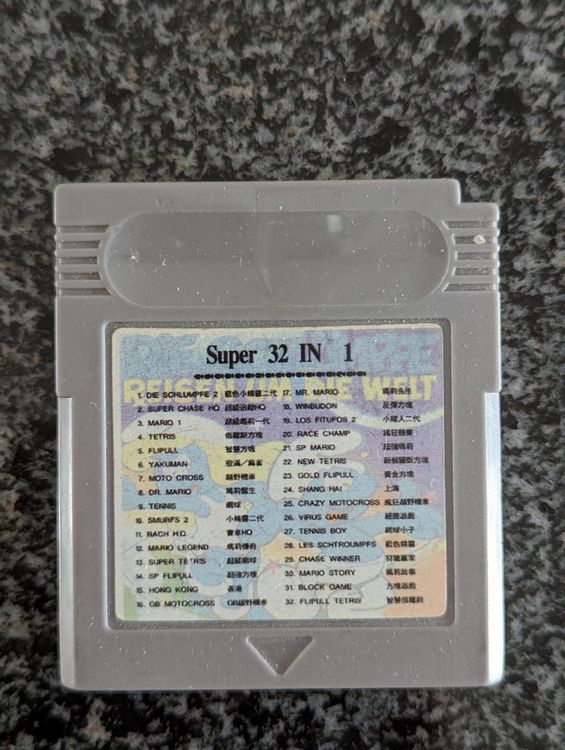 GAMEBOY - 32 in 1 Spiel | Kaufen auf Ricardo