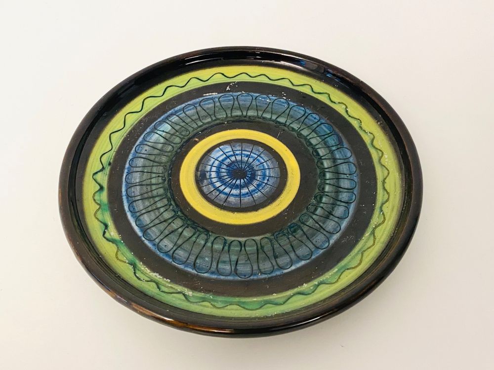 Teller Ø 14 cm der TÖPFEREI RHEINECK ca. 1950 von H. Herzig (Gebraucht) in Zürich für CHF 21 ...