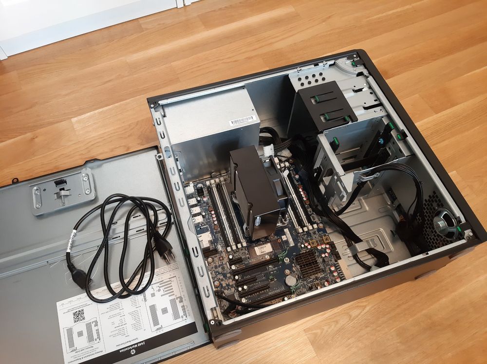 HP Z440 Gehäuse, Powersupply, Motherboard, CPU-Kühlerr etc (Defekt) in ...