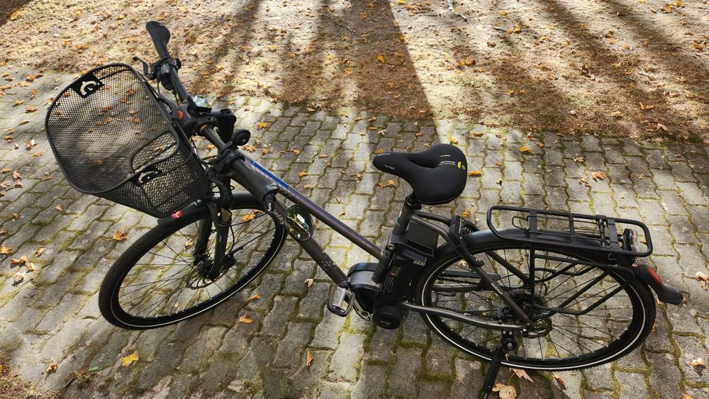 Damen E-Bike der Marke Kalkhoff mit Korb und Gepäckträger (Gebraucht ...