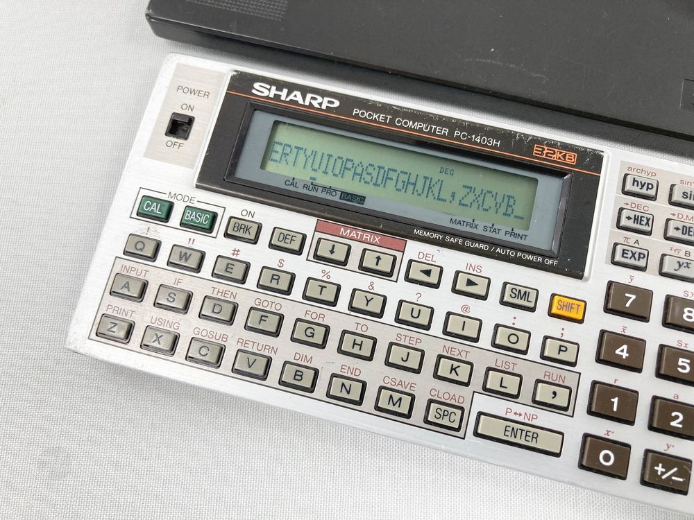 SHARP PC 1403H Pocket-Computer Basic 32KB Vintage Calculator (Gebraucht) in Wetzikon ZH für CHF ...