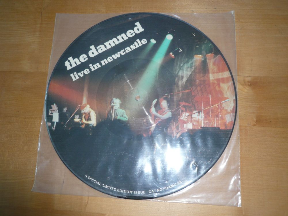 THE DAMNED - Live In Newcastle - PICTURE DISC - UK 1983 (Neu und ...