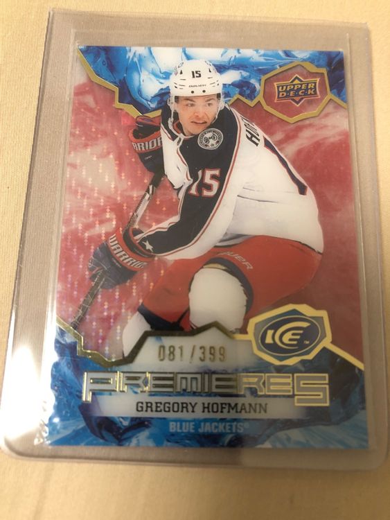 Hofmann Gregory EVZ Nhl Red Ice Hockey Card limitiert (Gebraucht) in ...