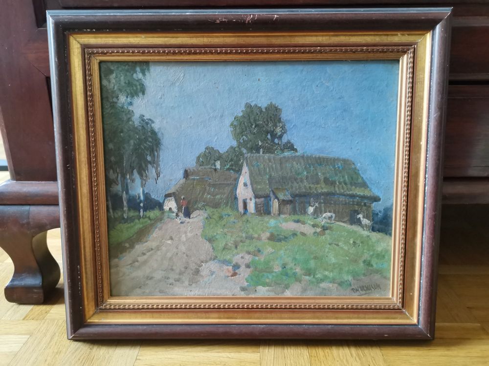 Paul Wilhelm HARNISCH (1874-?) Paysage animée signée, huile | Kaufen ...