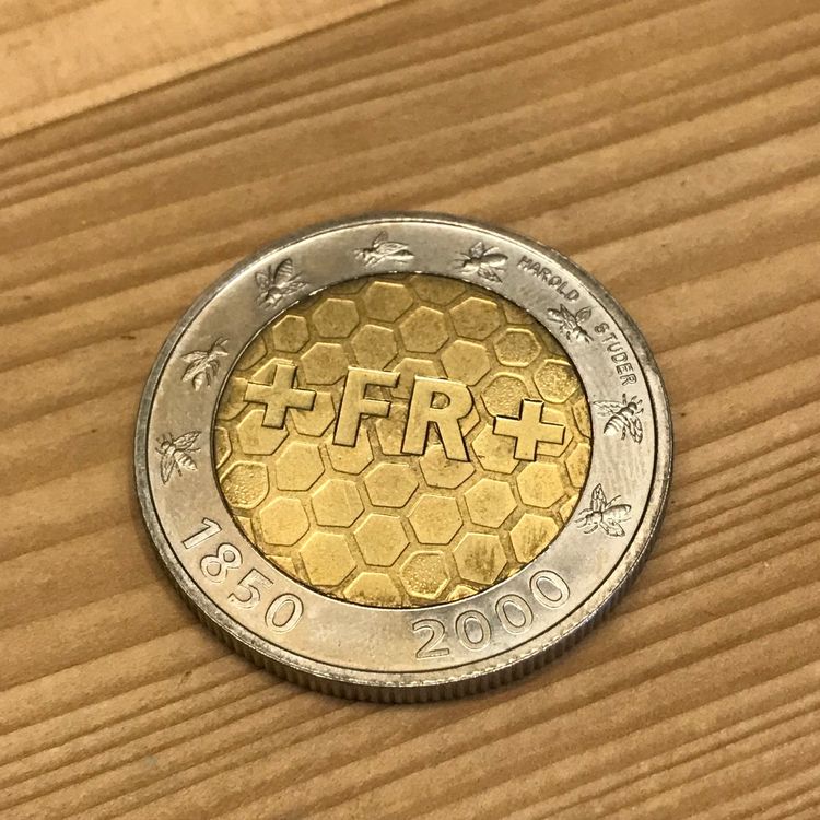 Gedenkmünze 5 Franken 2000 - 150 Jahre Schweizer Franken | Kaufen auf Ricardo
