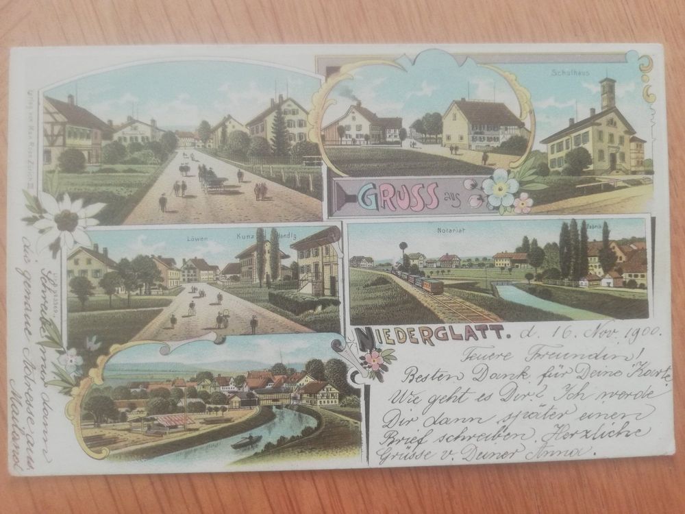 antike farbige Ansichtskarte Niederglatt ZH gel. 1900 | Kaufen auf Ricardo antike farbige Ansichtskarte Niederglatt ZH gel. 1900 | Kaufen auf Ricardo
