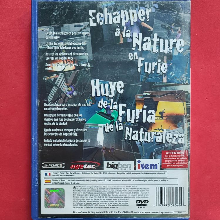 SOS The Final Escape - PS2 (Gebraucht) in Dübendorf für CHF 9 – mit ...