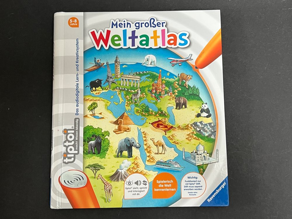 TipToi * Mein grosser Weltatlas * Tip Toi Buch (Gebraucht) in ...
