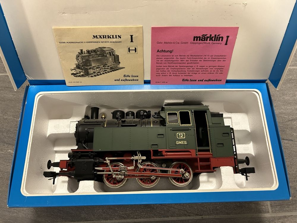 Märklin 5702 Spur 1 Dampflokomotive GMEB 12 (Gebraucht) in Reitnau für ...