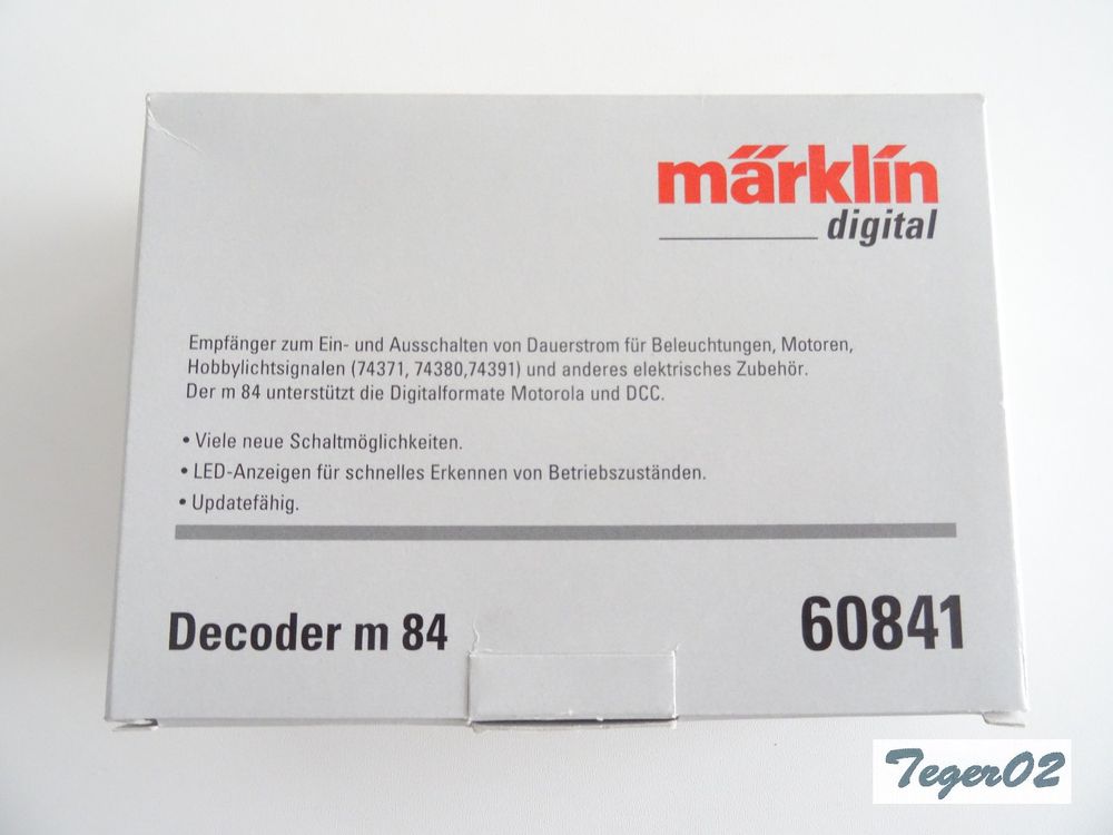 Märklin H0 60841 Decoder m84 | Kaufen auf Ricardo