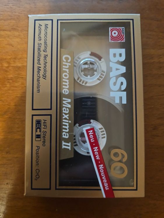 📼BASF Chrome Maxima II - 60 Kassette (Neu und originalverpackt) in Affoltern am Albis für CHF 6 ...
