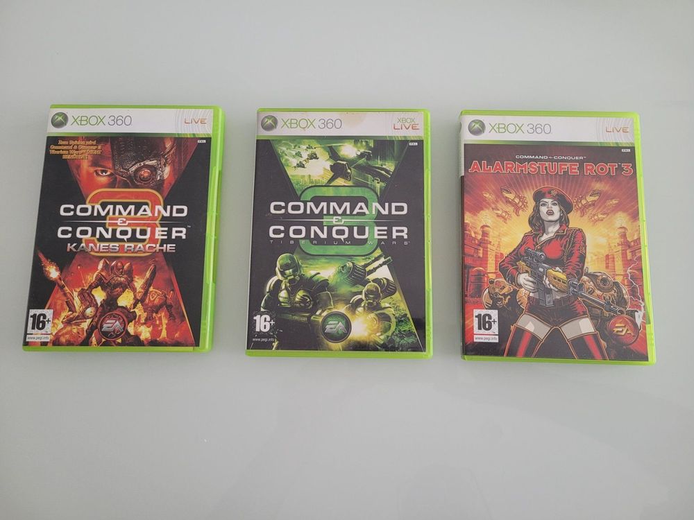 3x Command & Conquer inkl. Poster (XBox 360) (Gebraucht) in Uezwil für ...