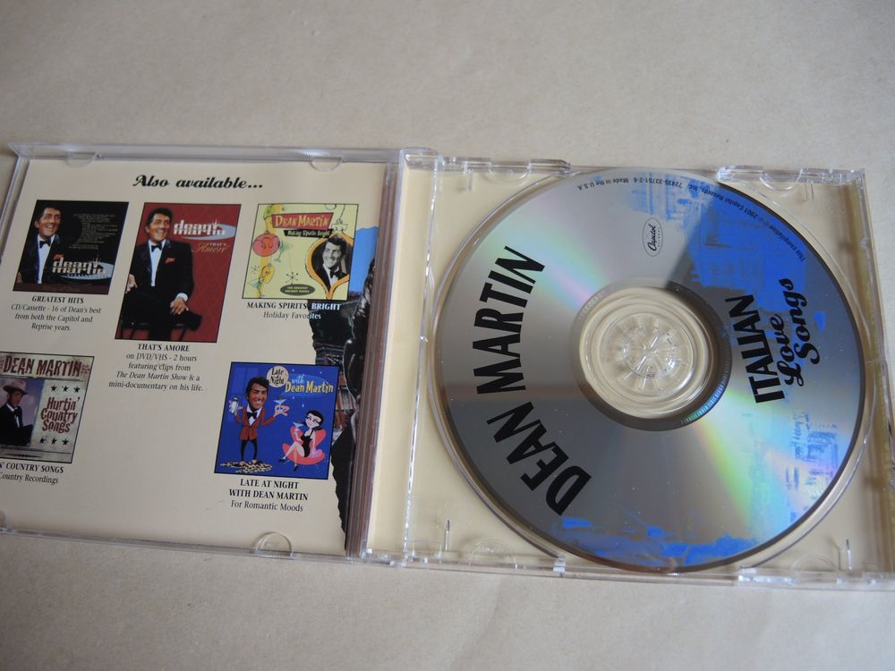 Dean Martin - Italian Love Songs CD Capitol Records 🎤🇮🇹 (Gebraucht) in ...