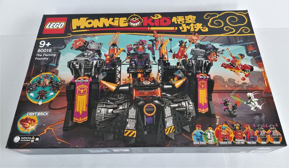 Lego Monkie Kid 80016 - The Flaming Foundry (Neu und originalverpackt ...