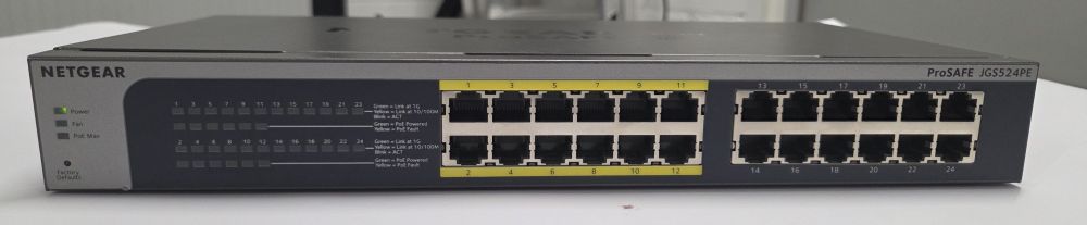 Netgear ProSafe JGS524PE Switch - 24 Port Gigabit PoE (Gebraucht) in ...