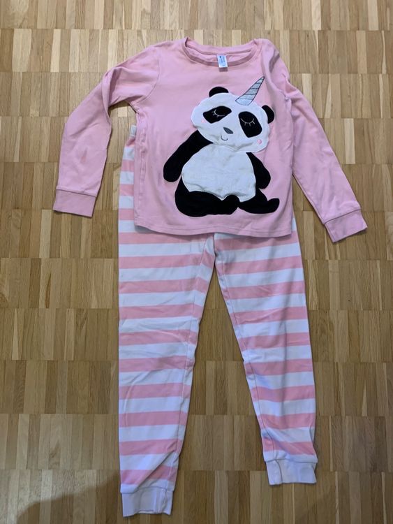 Mädchen Pyjama Gr. 152 Panda | Kaufen auf Ricardo