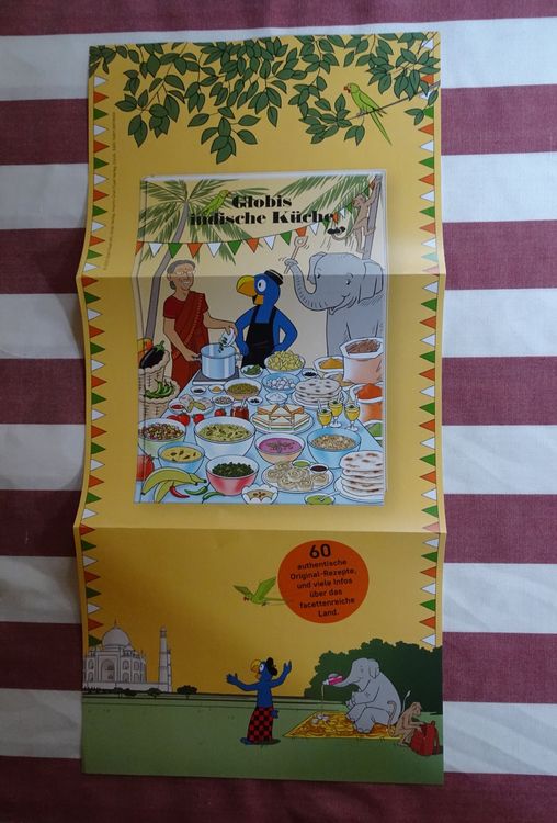 NEUES Poster Globis indische Küche, 2024 Globi Verlag - G300 (Neu ...